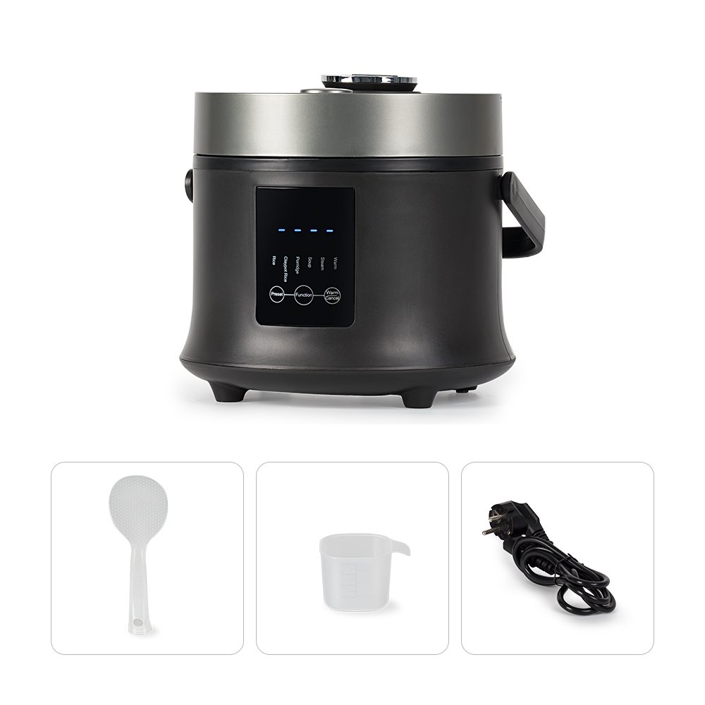 1.6L Nonstick Digital Multifunctional Rice Cooker Detachable Steam Vent ...